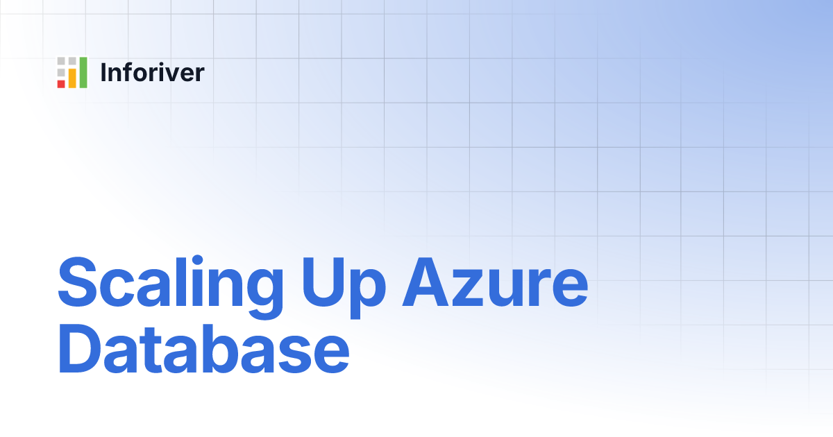 Scaling Up Azure Database | Inforiver
