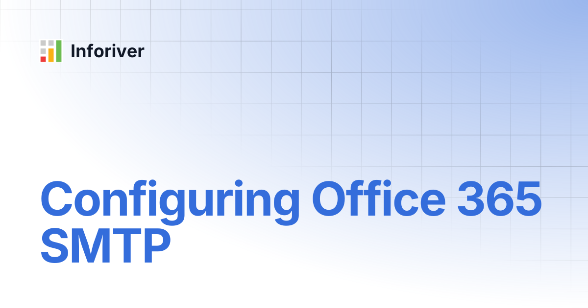 Configuring Office 365 SMTP | On-Prem Writeback Matrix Deployment Guide ...