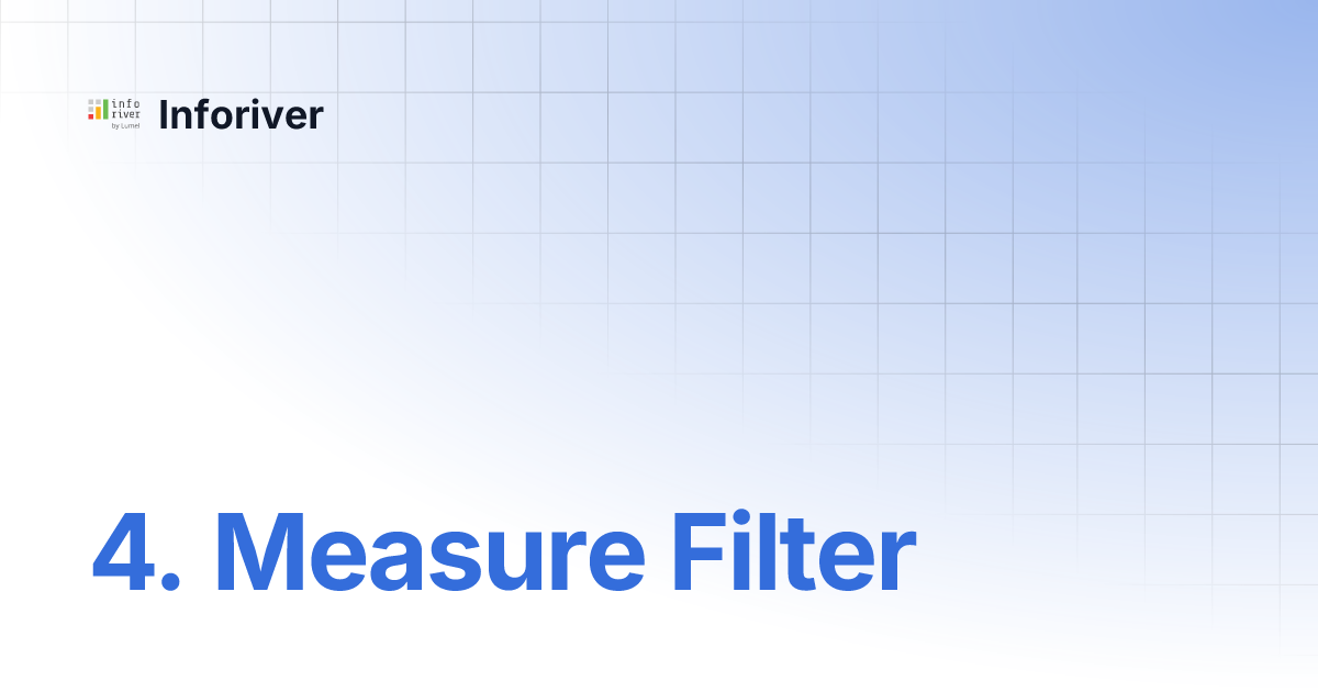 4. Measure Filter | Inforiver