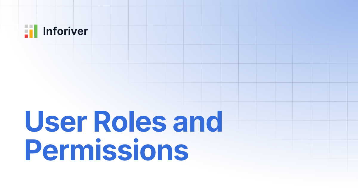 User Roles and Permissions | Inforiver