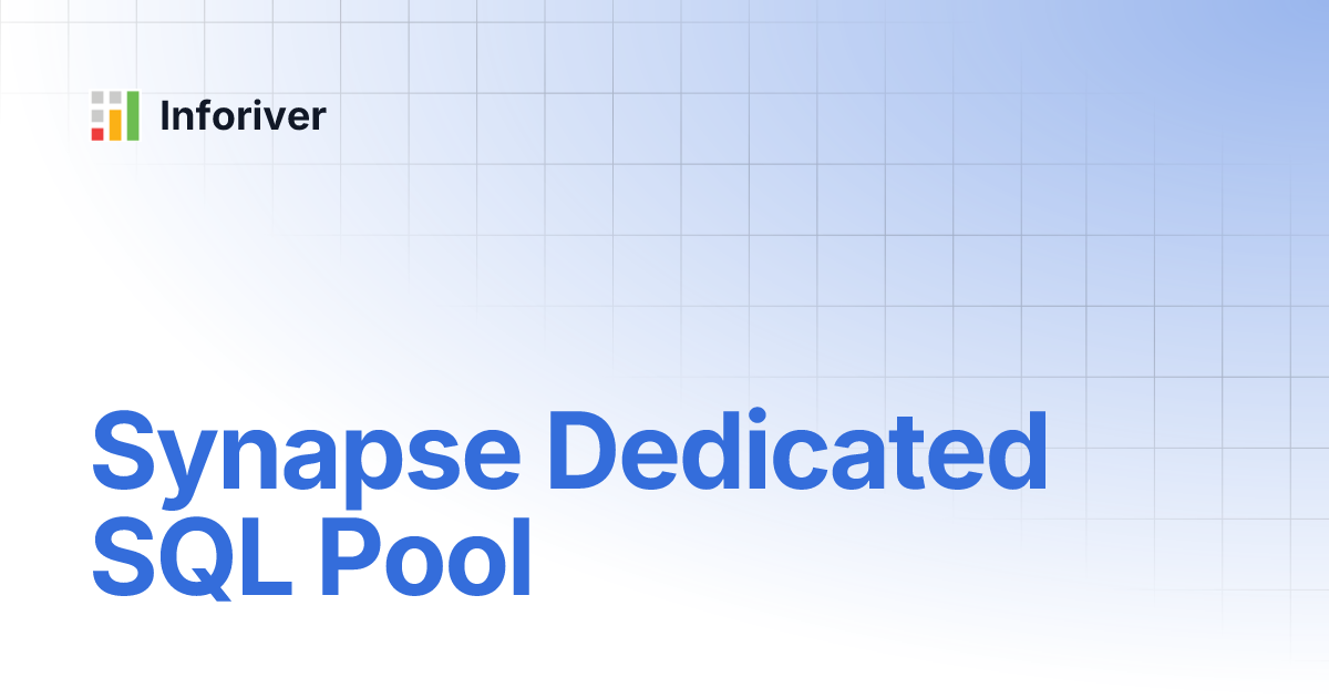Synapse Dedicated SQL Pool | Inforiver