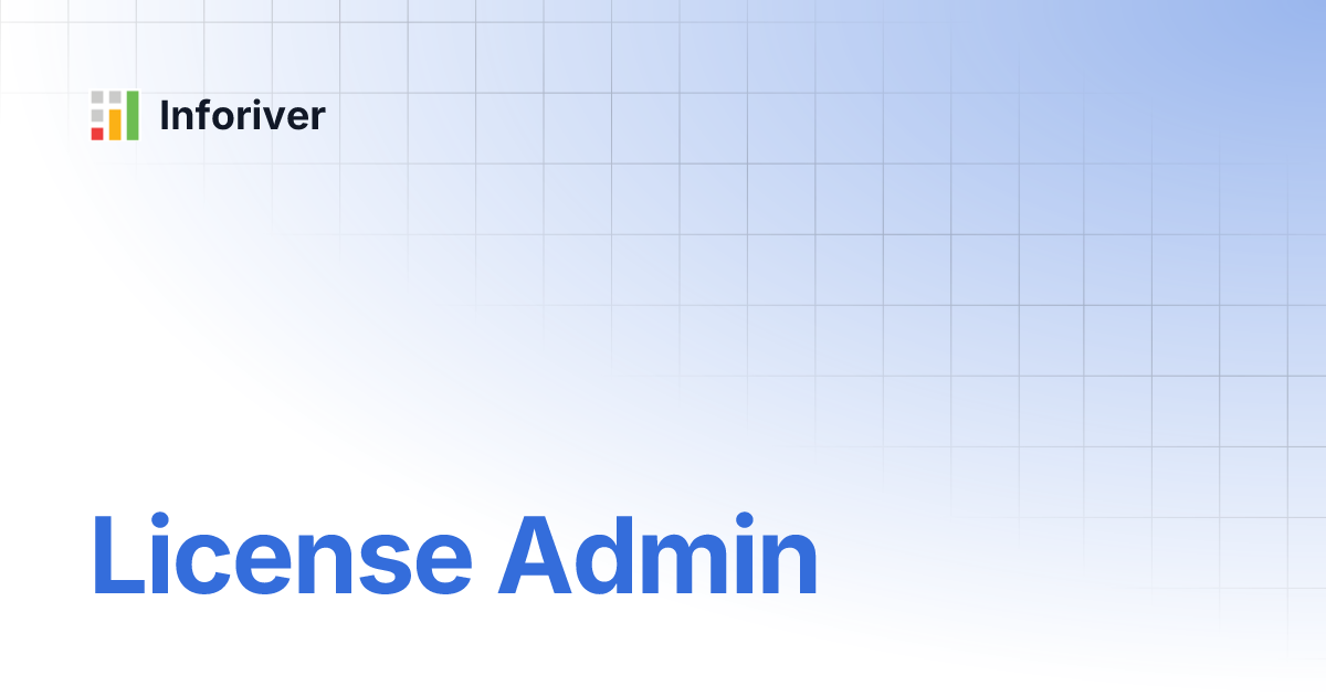 License Admin | Inforiver