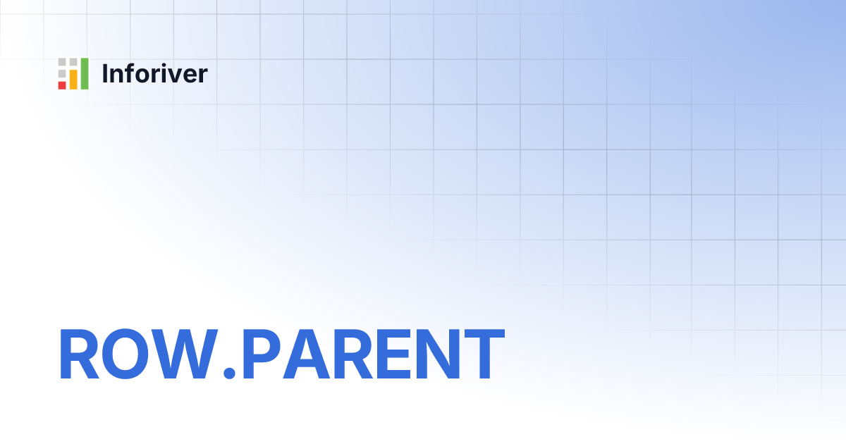 ROW.PARENT | Inforiver
