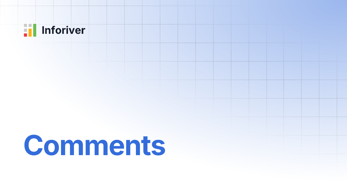 Comments | Inforiver