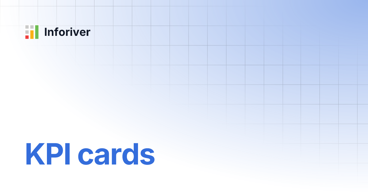 KPI cards | Inforiver
